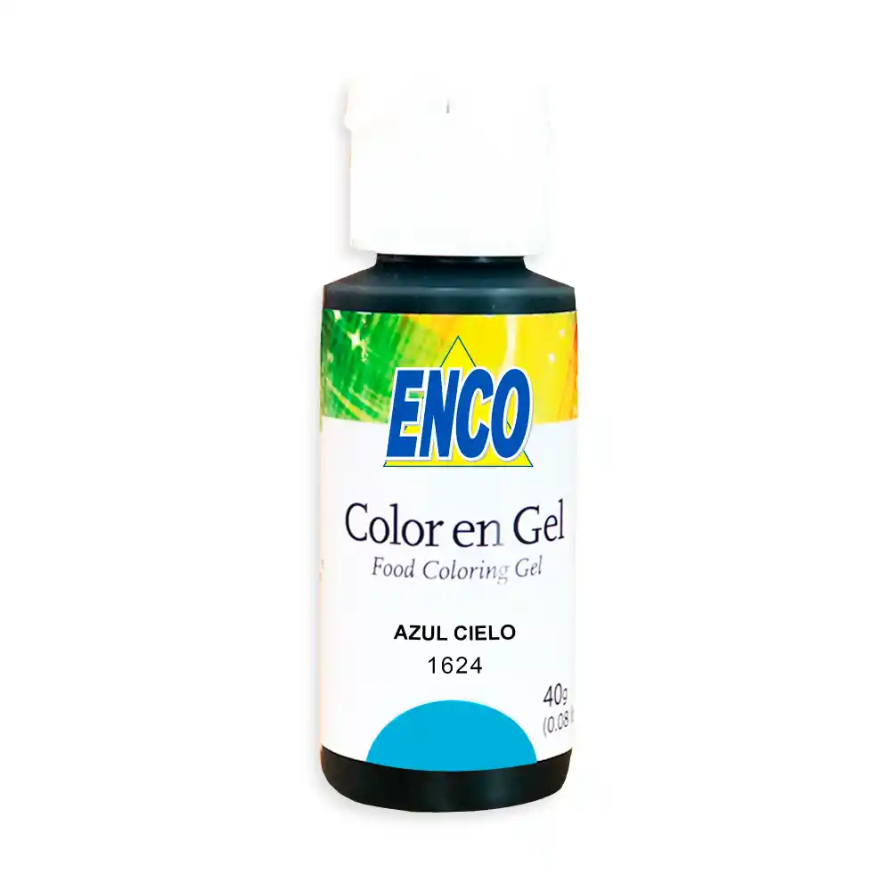 Colorante ENCO Azul Cielo Gel 40g | Comprar en Quito